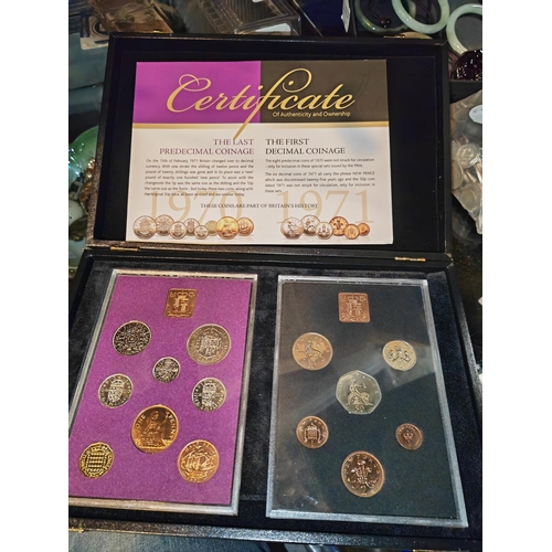 First And Last Proof Coin Sets In Deluxe Case