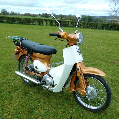 Super Cub KN110-7A, vesta type motorcycle, PY63LRZ, 2 former keepers ...