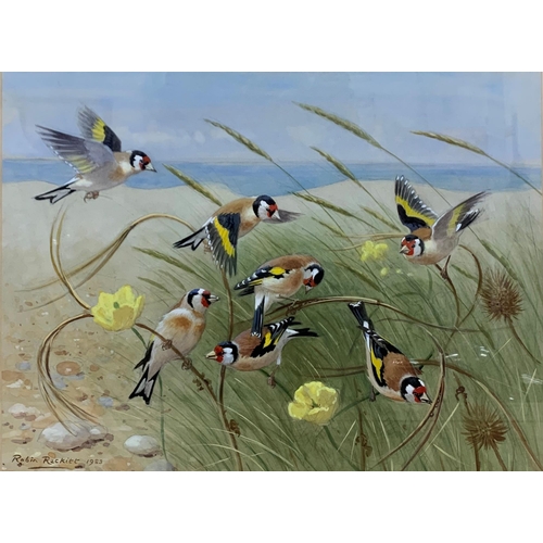 Robin Reckitt (British, 1928) - 'Goldfinches', signed and dated 1983 ...
