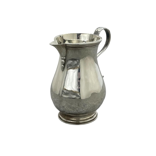 1930 Georgian style Britannia silver baluster jug, maker Crichton ...