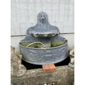 Good quality Italian baroque style lead fountain with lion head spout ...