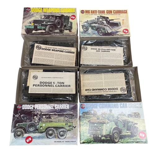 Quantity of vintage military and motor car Airfix model kits to include ...