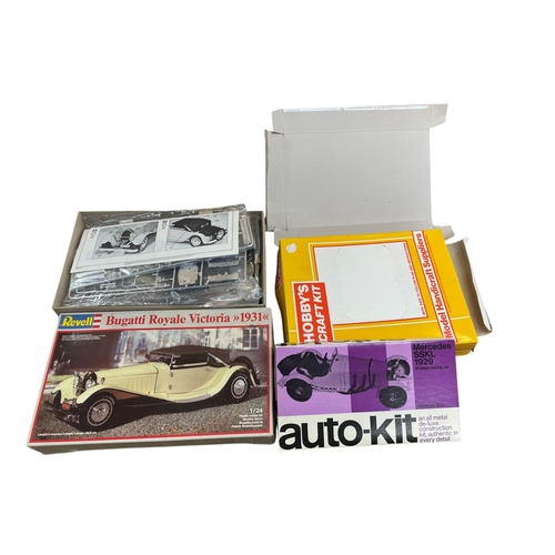 Quantity of vintage military and motor car Airfix model kits to include ...