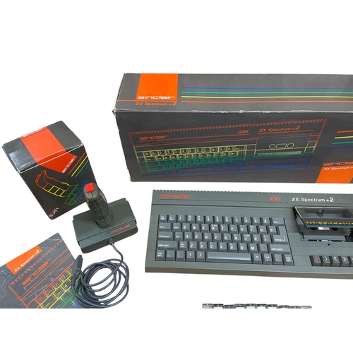 Retro Gaming - A Sinclair 128K ZX Sprectrum +2 Computer Starter Pack ...