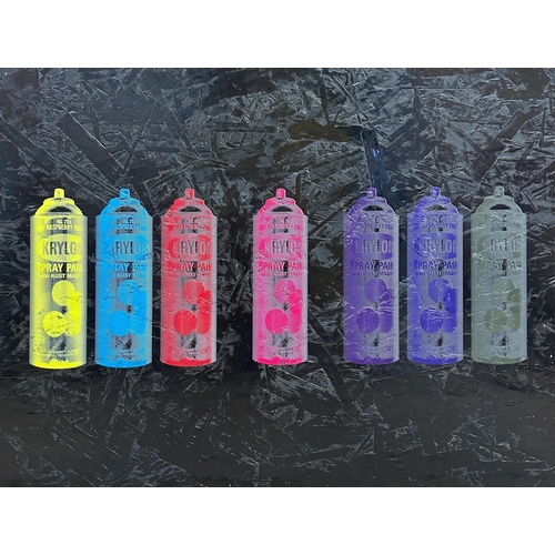 Stash (21st century American graffiti artist) Krylon series many cans ...