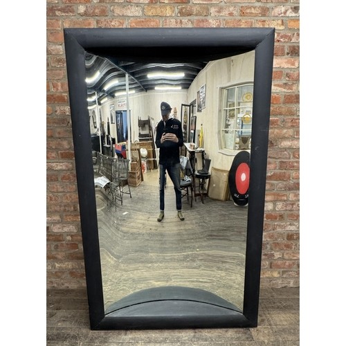 Pair of large 20th century distorting illusion mirrors from a ...