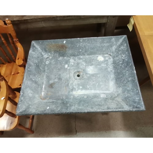 Victorian Lead lined wooden sink 95cm x 75cm