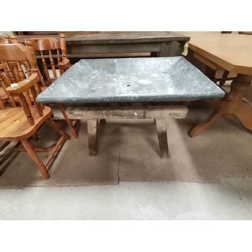 Victorian Lead lined wooden sink 95cm x 75cm