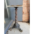 Antique cast Iron pedestal Bistro table stand - H70cm