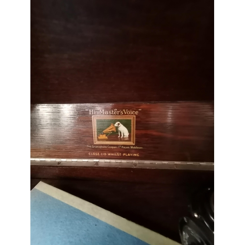 Antique VIntage 1930's "His Master's Voice" Tabletop gramophone