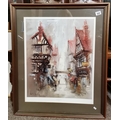 After Ben Maile (1922-2017), 'The Shambles, York', a print, titled ...