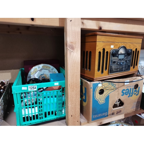 x5 boxes misc. collectable items incl Jasper Conran Waterford crystal ...