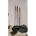Fishing items including rods Gladding Sealey float rod plus 2 and size ...