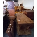 Collection of Misc furniture including two coffee tables, coat hook ...