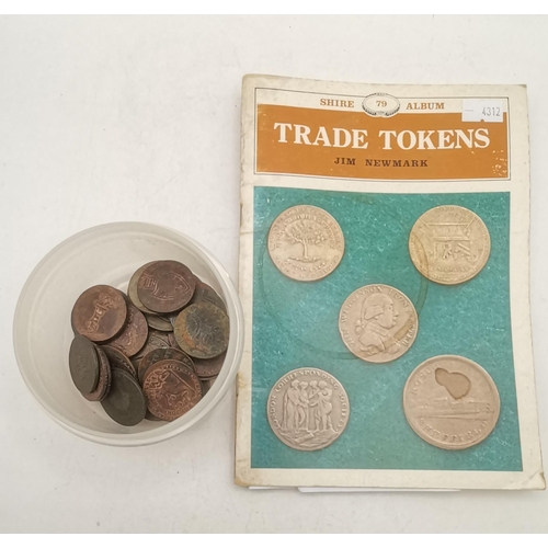 An interesting collection of trade tokens, 18th Century and later ...