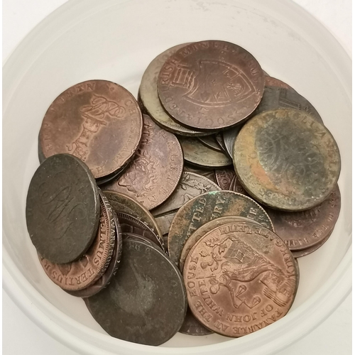 An interesting collection of trade tokens, 18th Century and later ...