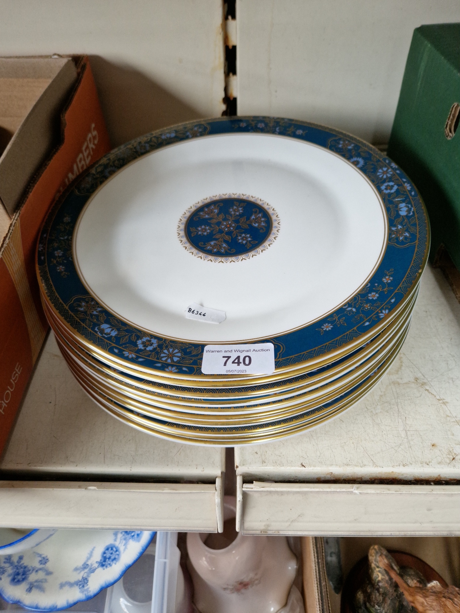 Ten Royal Doulton Carlisle plates