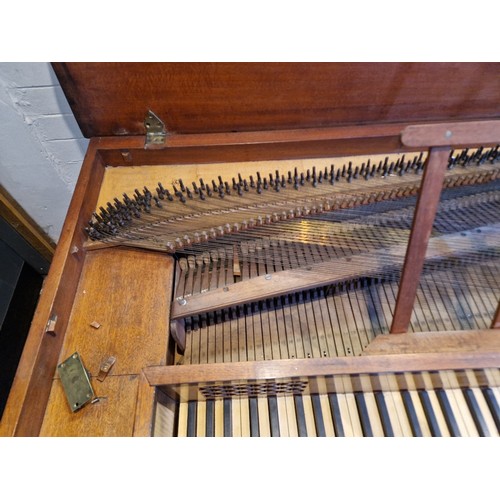 A Regency mahogany cased square piano by John Broadwood & Sons, London.