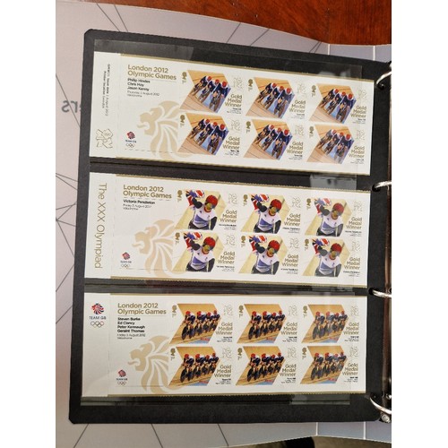 WWF Conservation stamp collection and London 2012 Gold Medal winners ...