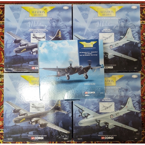 5 Corgi aviation models