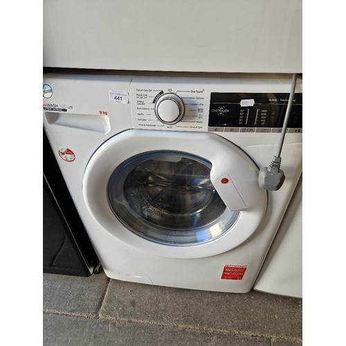 A Hoover H-Wash 300 Lite 1400rpm 9 kilo weight load washing machine