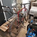 A Hewitt audax bike made with Reynolds 531 steel frame.