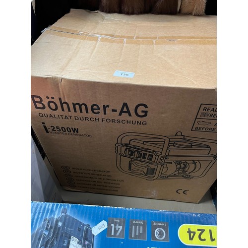 A Bohmer-AG 2500w petrol inverter generator