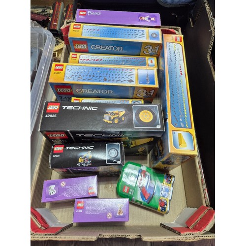 A box of assorted Lego box sets (Friends, Creator, Technics) to include ...