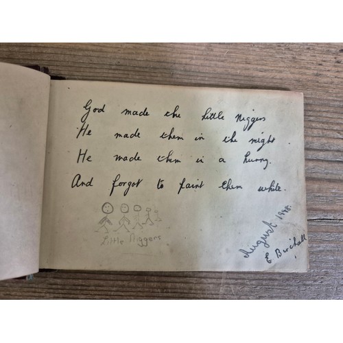 An autograph album containing Preston North End 1948/49, including Bill ...