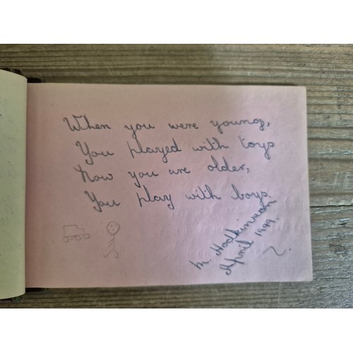 An autograph album containing Preston North End 1948/49, including Bill ...