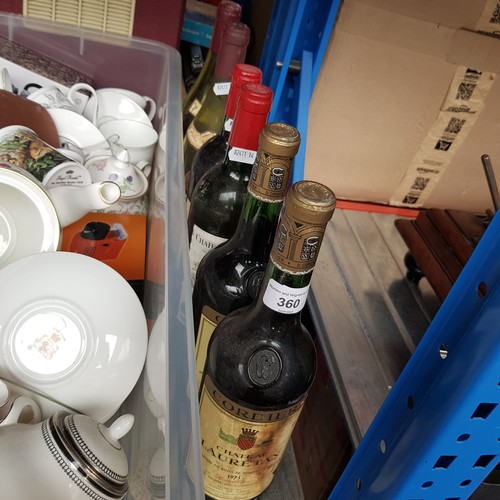 Six bottles of vintage French red wine, 1970s & 1980s.