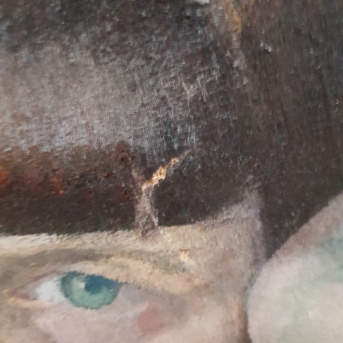 Harry Rutherford (British, 1903-1985), oil on canvas, portrait of a ...