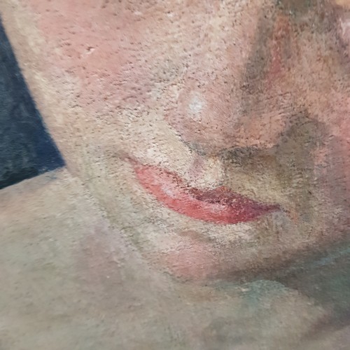 Harry Rutherford (British, 1903-1985), oil on canvas, portrait of a ...