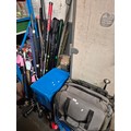 Various items of coarse fishing tackle, 4 rods, reels, a quantity of ...