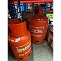 Two Calor Gas bottles.
