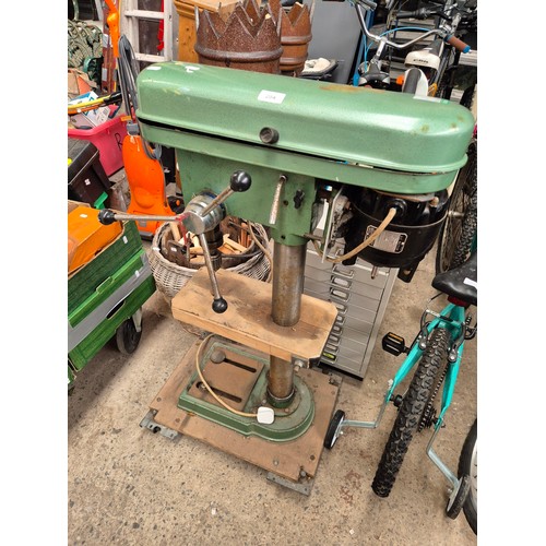 A pillar drill, 'The Alpine Machine'.