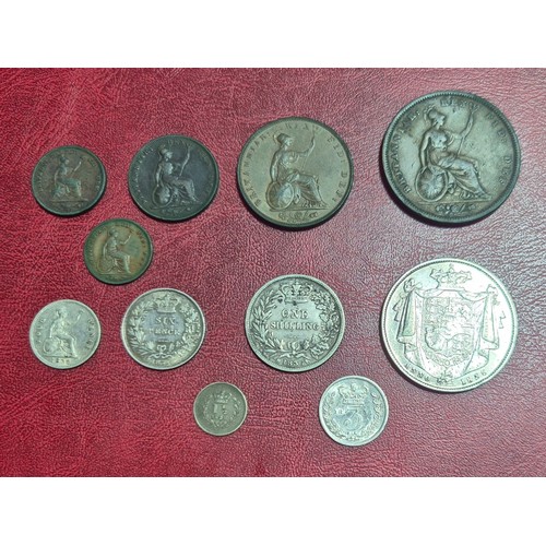 William IV (1830-1837), A group of coins comprising of a 1836 half ...