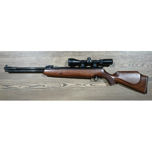 A Webley Eclipse .22 under leaver air rifle with PAO 3-9x50 Illuminated ...