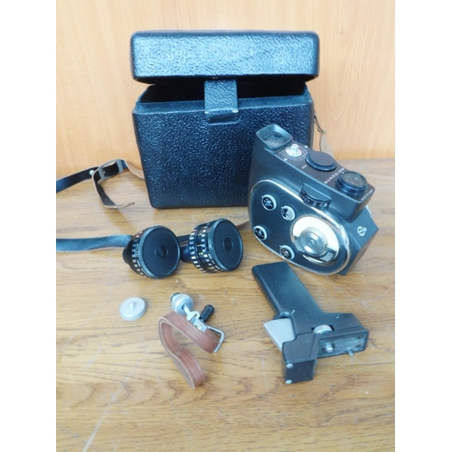 Vintage Quarz-2M Movie Camera Made in USSR in Original Bag