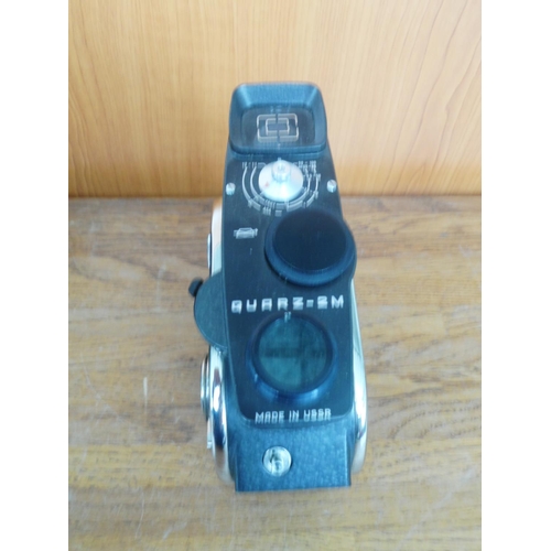 Vintage Quarz-2M Movie Camera Made in USSR in Original Bag