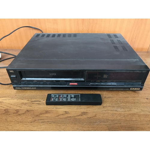 Vintage Casio VX-4000 PAL/MESECAM Video Cassette Recorder (Untested)