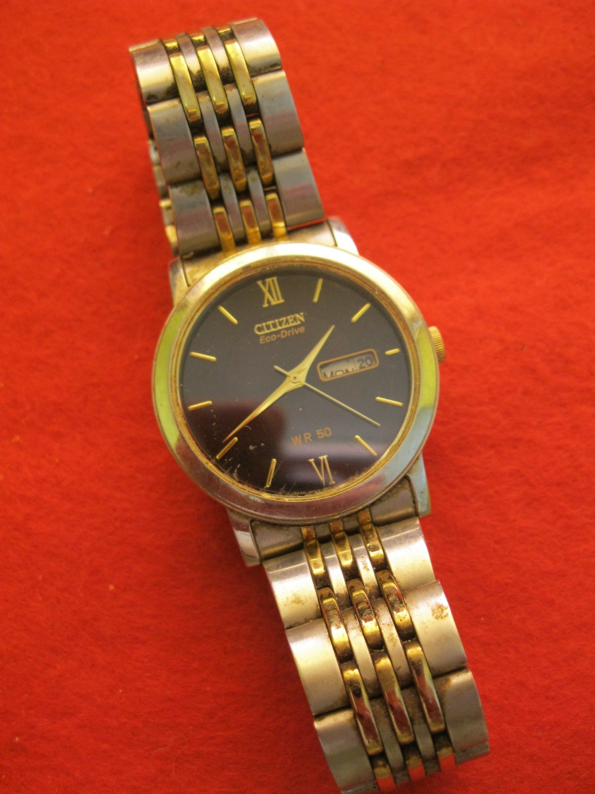 A Citizen Eco Drive WR50 Gentleman's Watch in working order