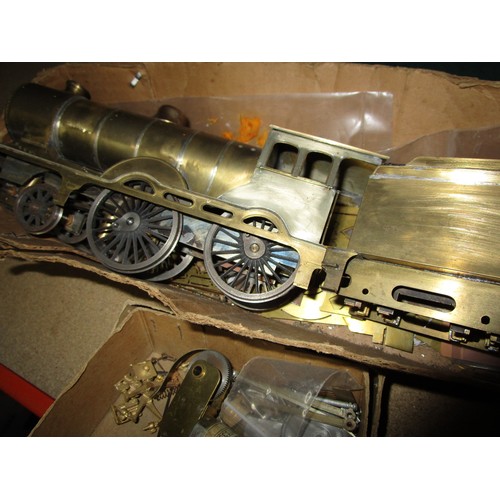 O Guage part built Kit of a 4 4 0 tender loco my guess LNER BR Shire ...