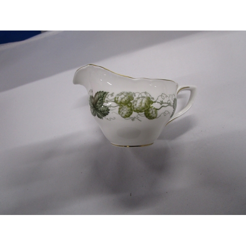 Royal Worcester Gravy sauce jug in the Mathon Hops pattern