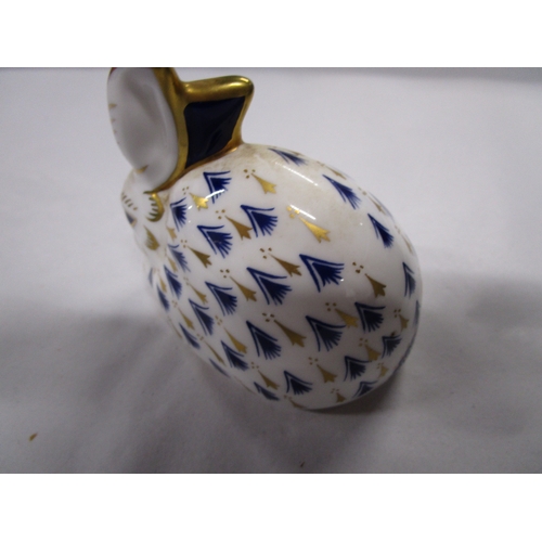 Royal Crown Derby silver seal rabbit in mint condition Approx 3 inches ...