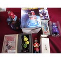 A selection of mechanical clockwork toy Robots to include Minie Mouse ...