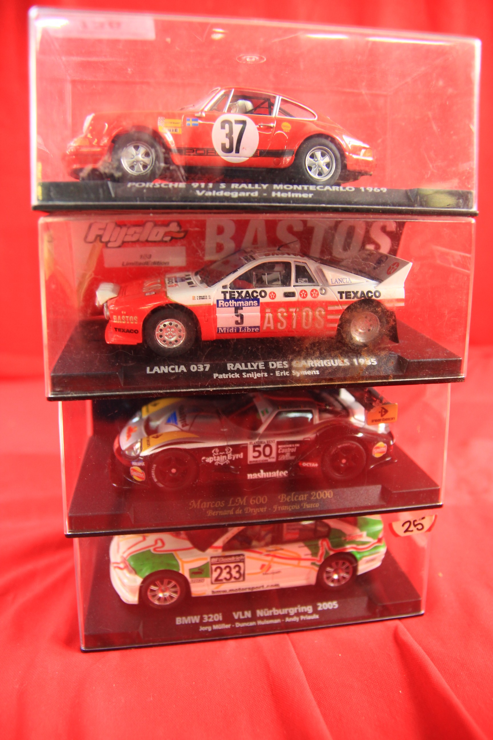 Four Fly Car Model Slot Cars BMW 320i VLN Nurburgring 2005 Marcos