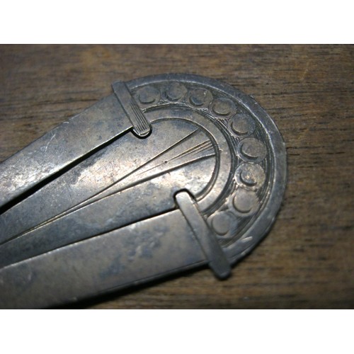 A sterling silver bookmark hallmarked for London 1884 by Arthur Fenwick