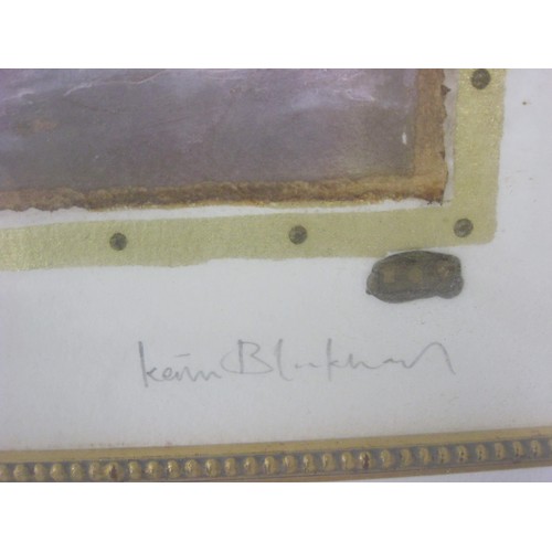 Kevin Blackham - 'Houses of Parliament', mixed media, titled and signed ...