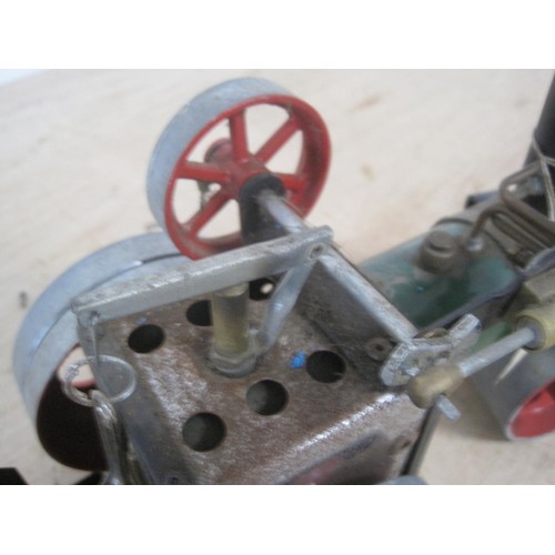 Mamod steam roller with original burner Pellet type fuel